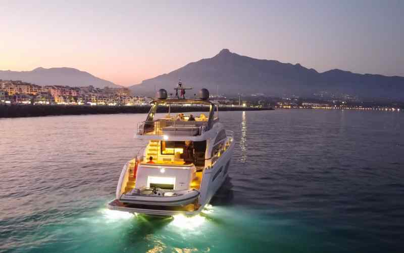 Princess 70 Yacht Charter Marbella | Elegant Private Yacht